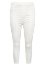 Yours Clothing CROPPED GRACE - Jeggings - white/blanco - Zalando.es