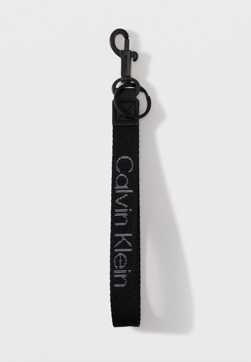 Calvin Klein LOGO WEBBING KEY FOBB UNISEX - Schlüsselanhänger - black ...