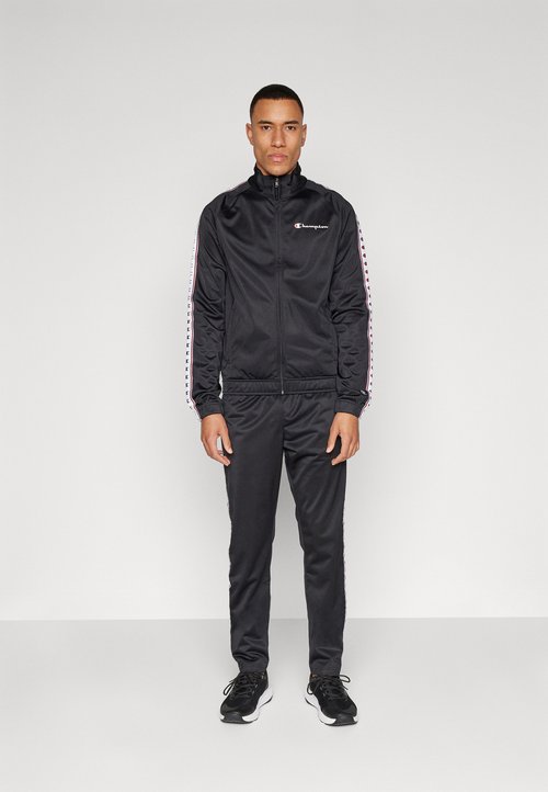 Champion NEW YORK YANKEES TRACKSUIT - Survêtement - black/white/noir ...