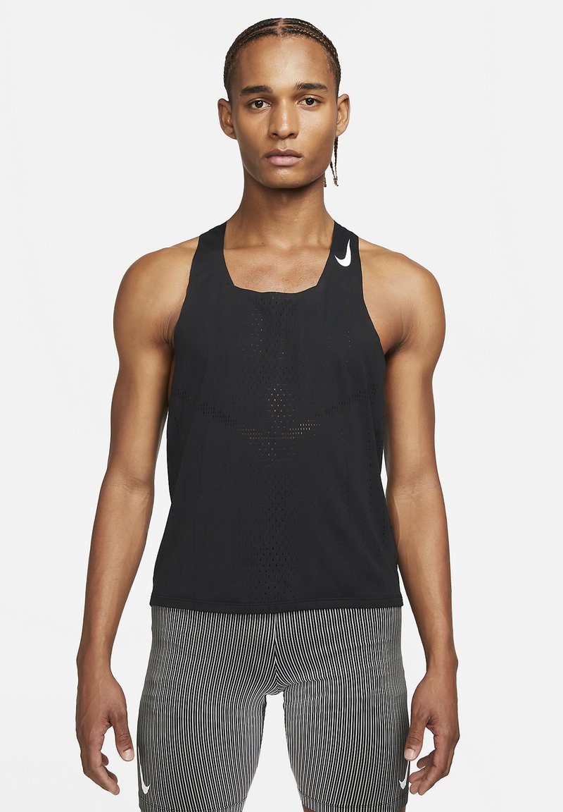 Nike Performance RACING DRI-FIT ADV AEROSWIFT - Top - black white ...