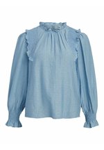 Object OBJPETRI - Blouse - serenity/blue - Zalando