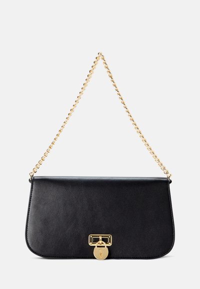 Lauren Ralph Lauren KASSIE SHOULDER BAG SMALL - Käsilaukku - black ...
