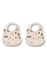 Liewood TILDA BIB UNISEX 2 PACK - Bib - farm / sandy/off-white - Zalando