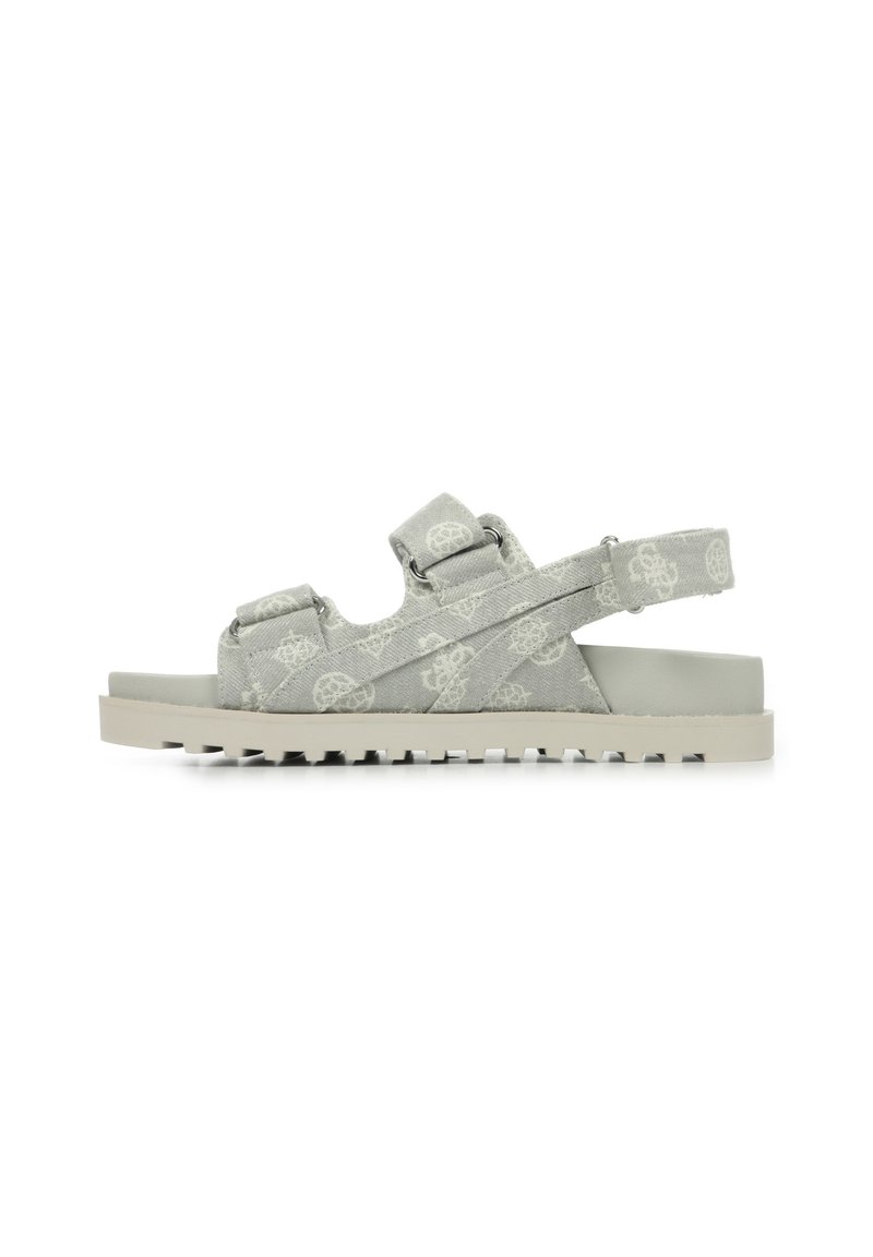 Guess FADEY 4G-LOGO - Sandals - taupe/grey - Zalando