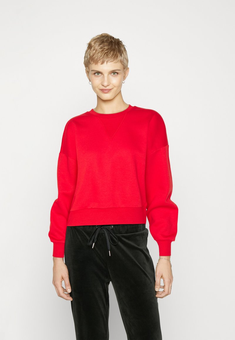 ONLY ONLAILEN O NECK - Sweatshirt - flame scarlet/rød - Zalando.no