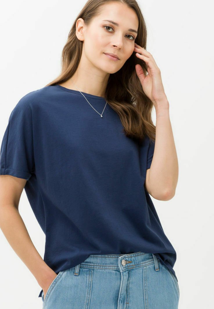 BRAX STYLE CAYA - T-shirt basic - indigo/donkerblauw - Zalando.be