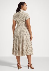 Lauren Ralph Lauren Woman ELMAND SHORT SLEEVE DAY DRESS - Freizeitkleid - cream/mehrfarbig ...