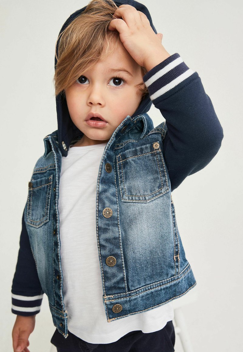 Next REGULAR FIT - Denim jacket - denim/blue - Zalando