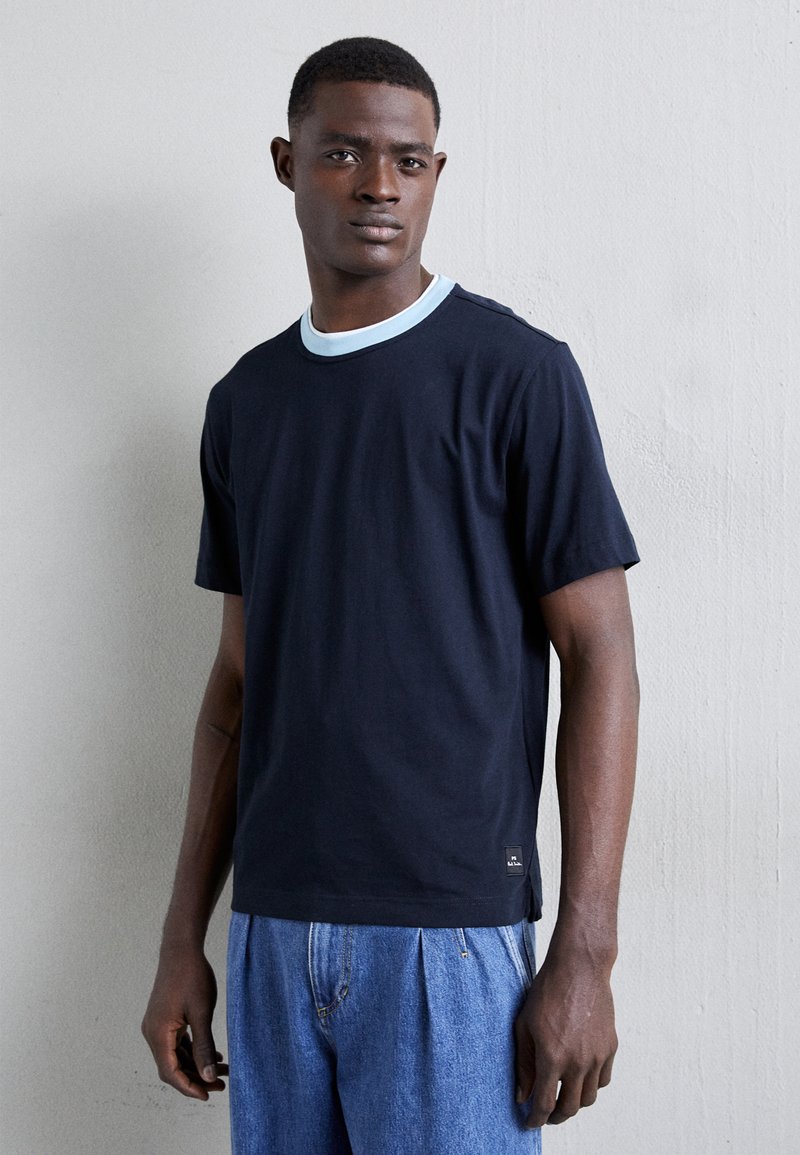 PS Paul Smith MENS FIT - Basic T-shirt - blue/dark blue - Zalando.ie