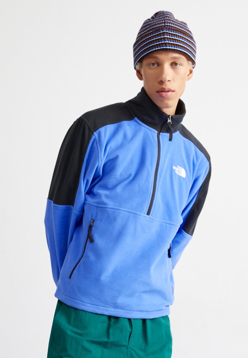 The North Face POLARTEC ZIP - Fleece jumper - solar blue/black/black ...
