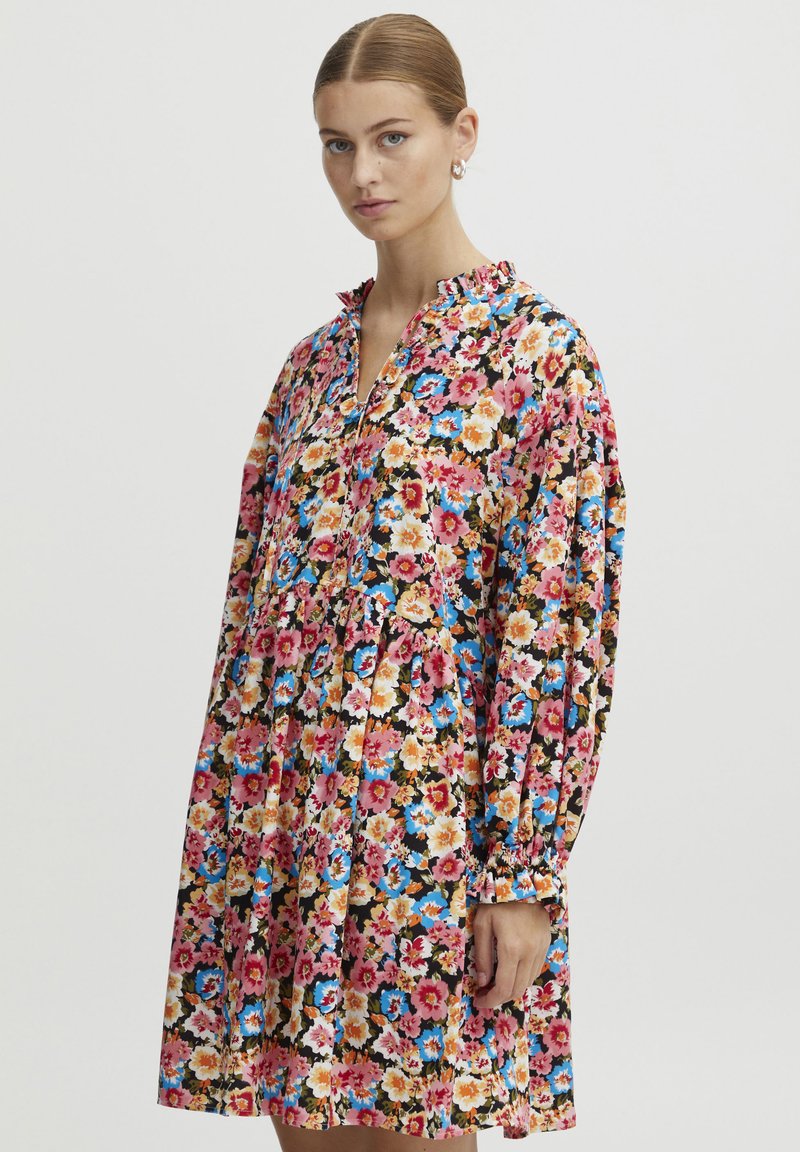 ICHI IHFELINA - Day dress - aurora pink flower print/pink - Zalando.ie
