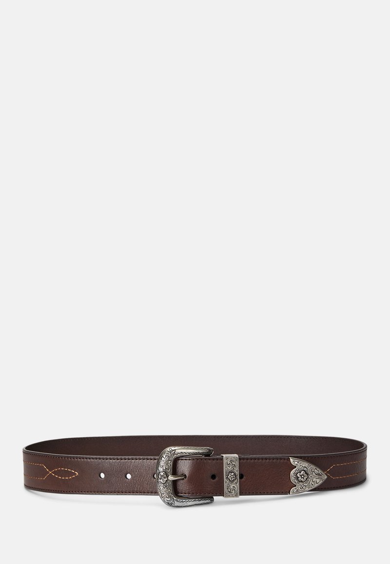 Polo Ralph Lauren BELT MEDIUM - Belt - chocolate/dark brown - Zalando.ie