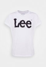 Lee LOGO TEE - T-shirt print - white/wit - Zalando.nl