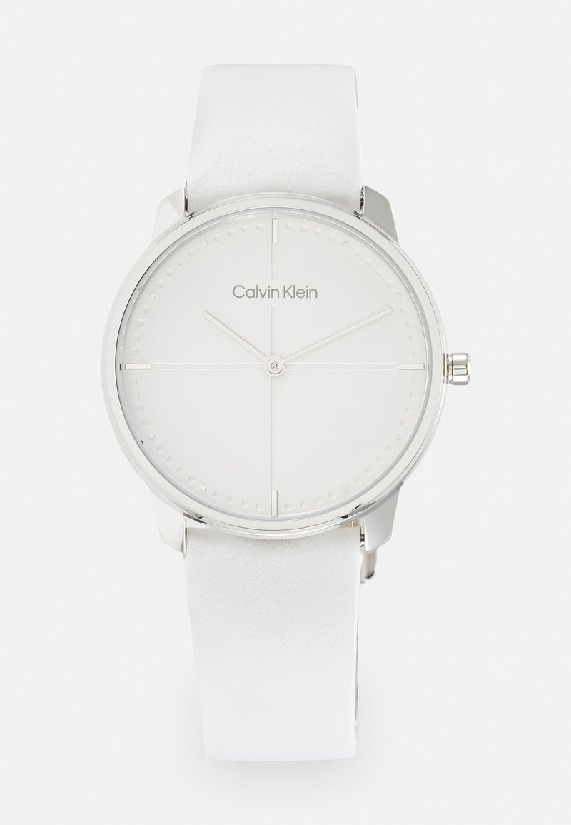 Calvin Klein DIAL STRAP - Watch - white - Zalando.co.uk
