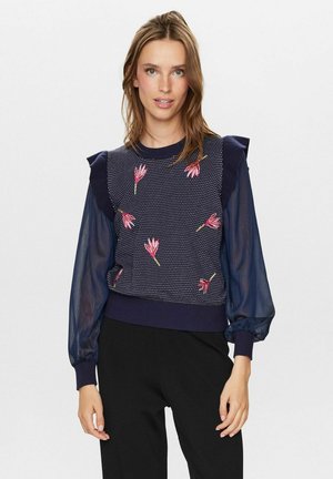 Nümph NUMILA - Strickpullover - caviar/schwarz - Zalando.de