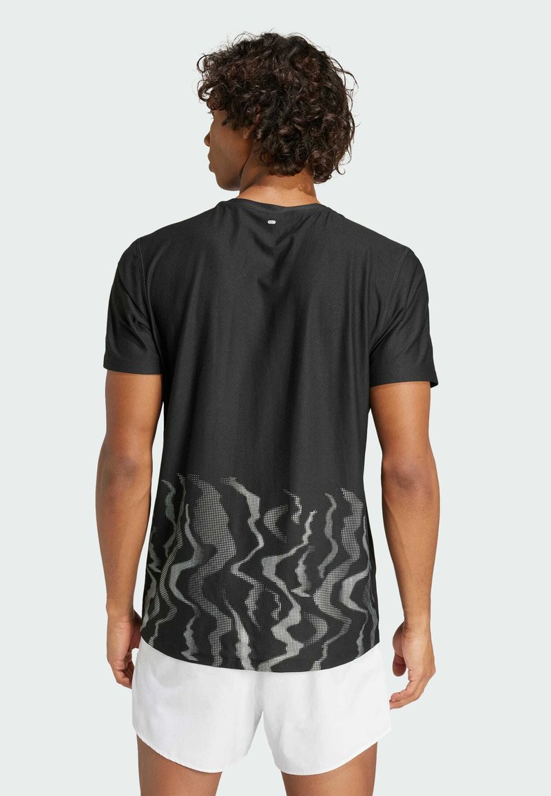 adidas Performance RUNNING ULTIMATE UB GRAPHIC - Sports T-shirt - black ...