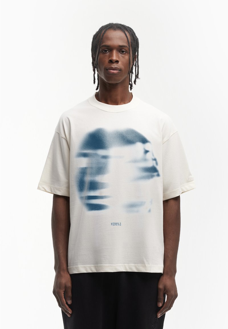 FAVELA FADED FACE - Triko s potiskem - vanilla/špinavě bílá - Zalando.cz