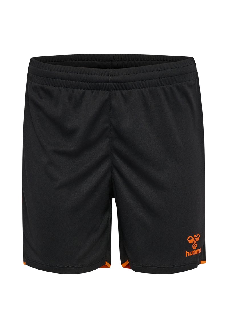 Hummel CORE 2.0 - Korte sportsbukser - black orange tiger/sortmeleret ...