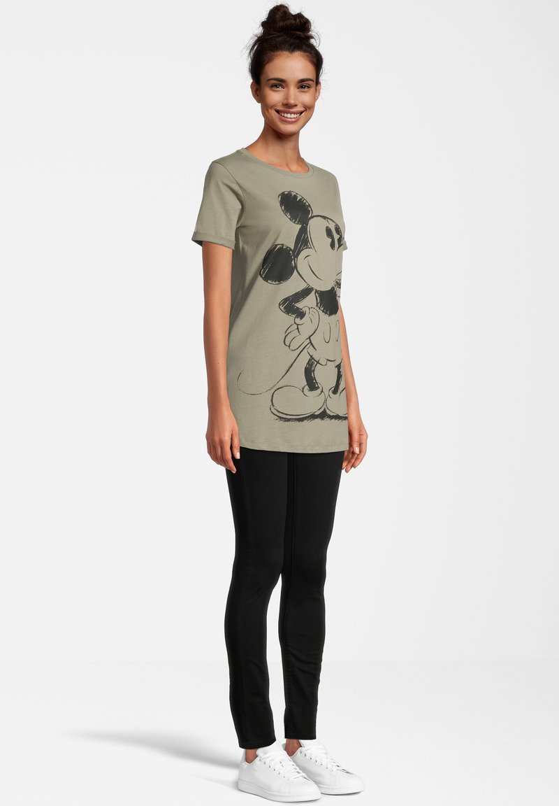 COURSE LONG MICKEY MOUSE - T-shirt print - khaki/kaki - Zalando.nl