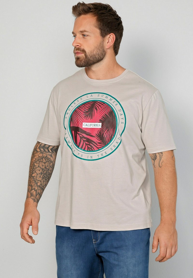 John F. Gee T-shirt con stampa - offwhite/avorio - Zalando.it