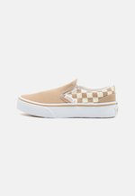 Vans CLASSIC UNISEX - Slip-ons - neutral brown/true white/light brown ...