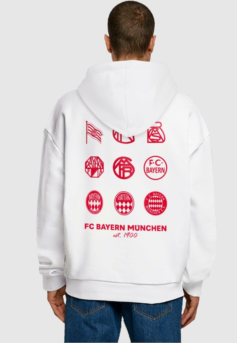 FC Bayern München LOGO HISTORY ULTRA HEAVY HOODY - Sweat à capuche ...