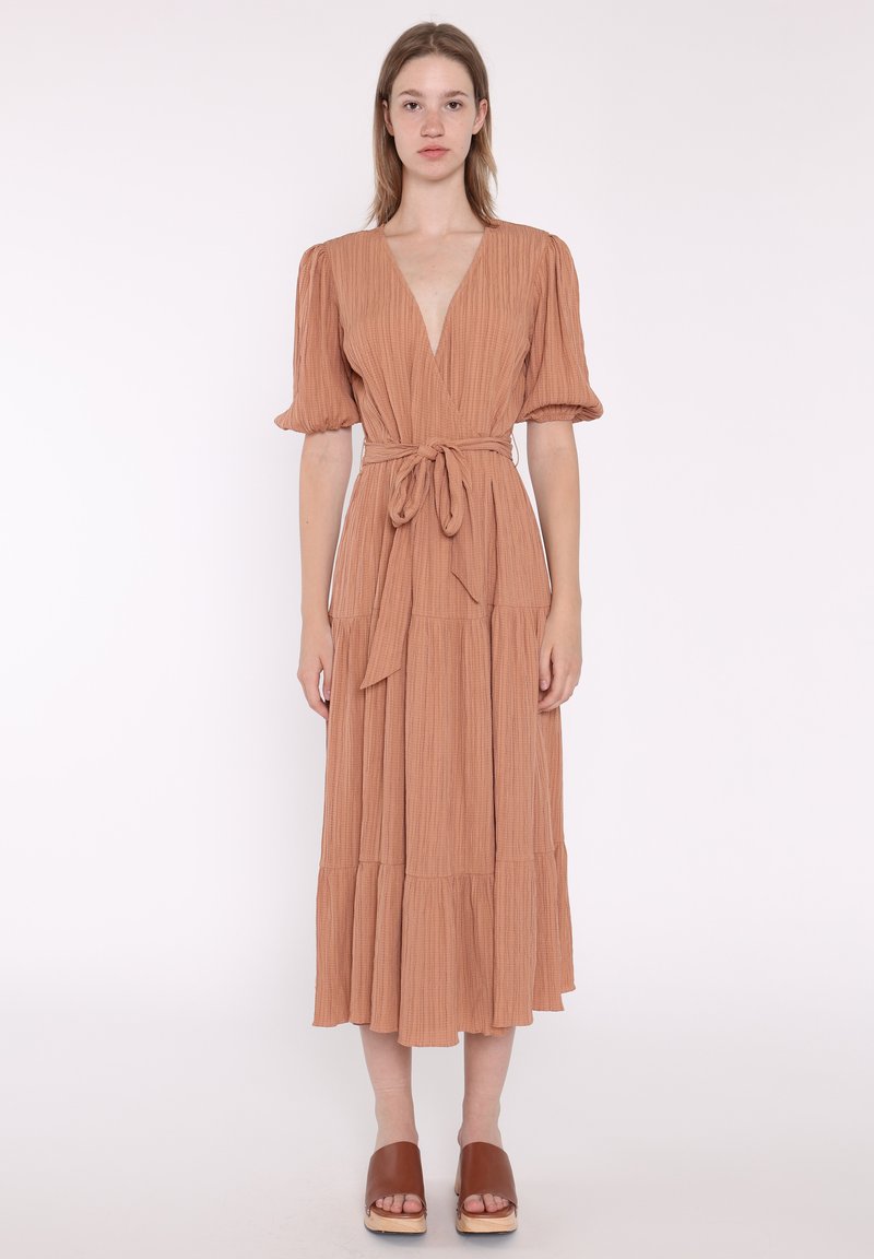 Glamorous Jurk - rust crinkle/bruin - Zalando.be