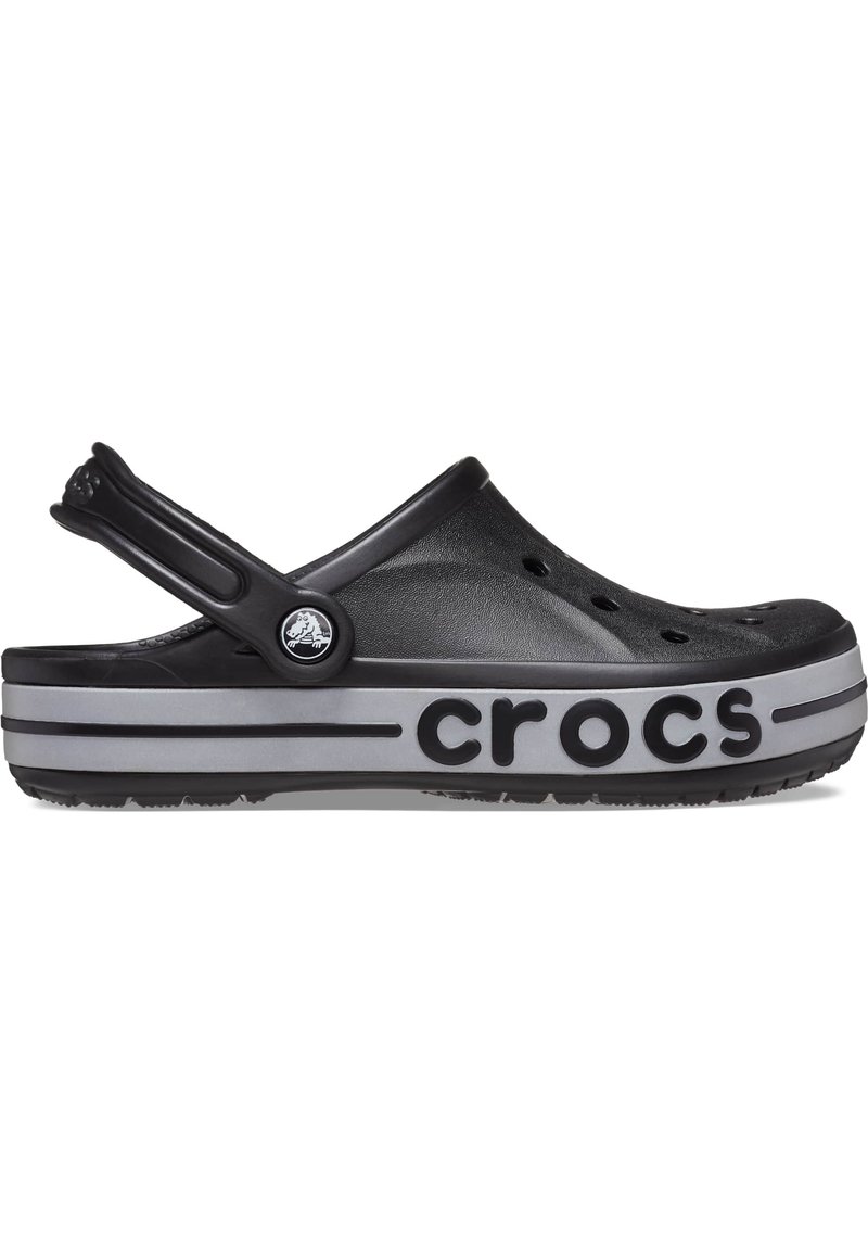 Crocs BAYABAND REFLECTIVE BAND - Badslippers - black/zwart-metallic ...