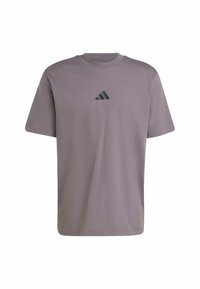 adidas Sportswear T-shirt basic - grey strata black/grijs - Zalando.be