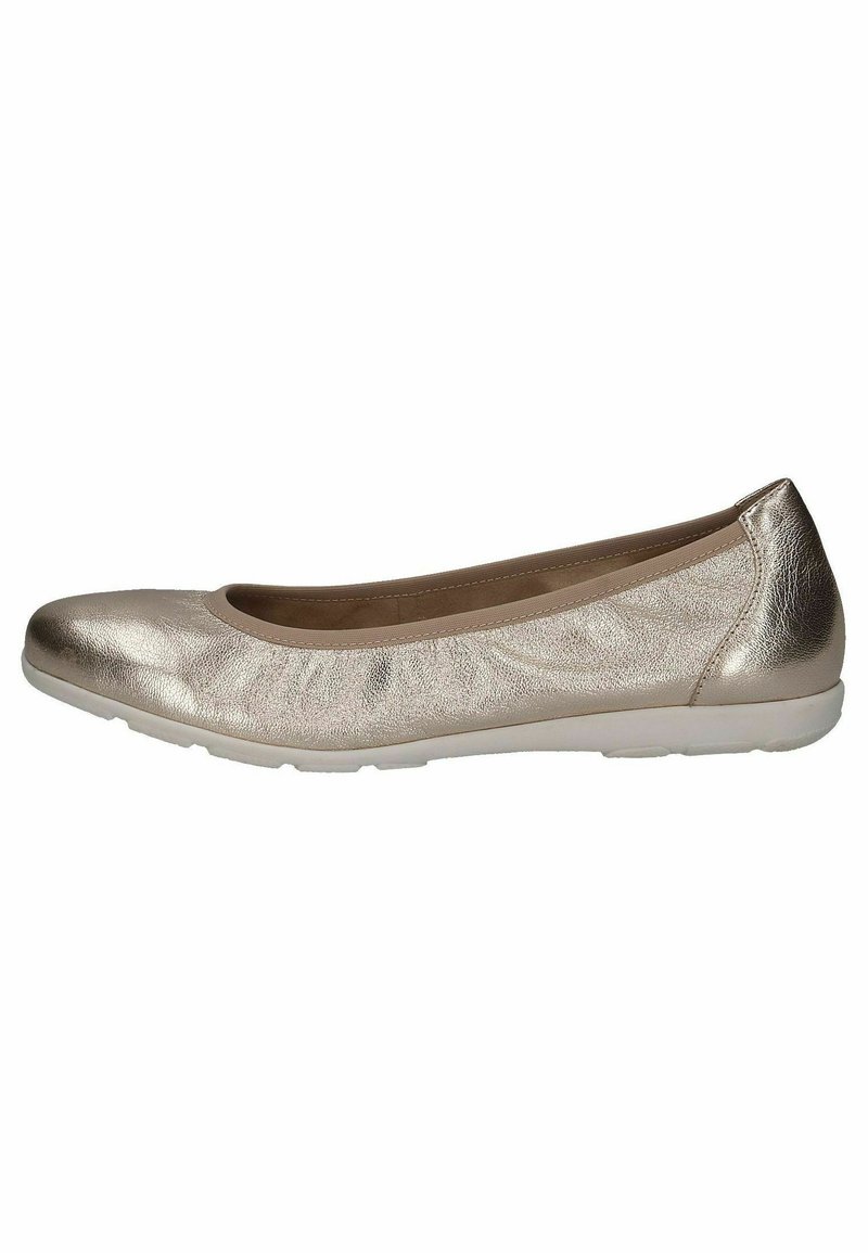 Caprice Ballerines - platin metal/beige - ZALANDO.FR