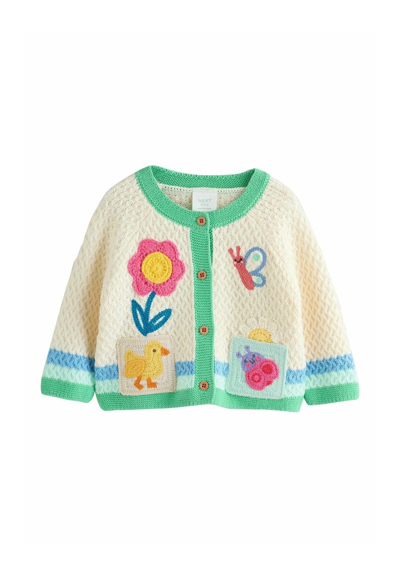Next Kardigán - multi pastel crochet animal/bézs - Zalando.hu