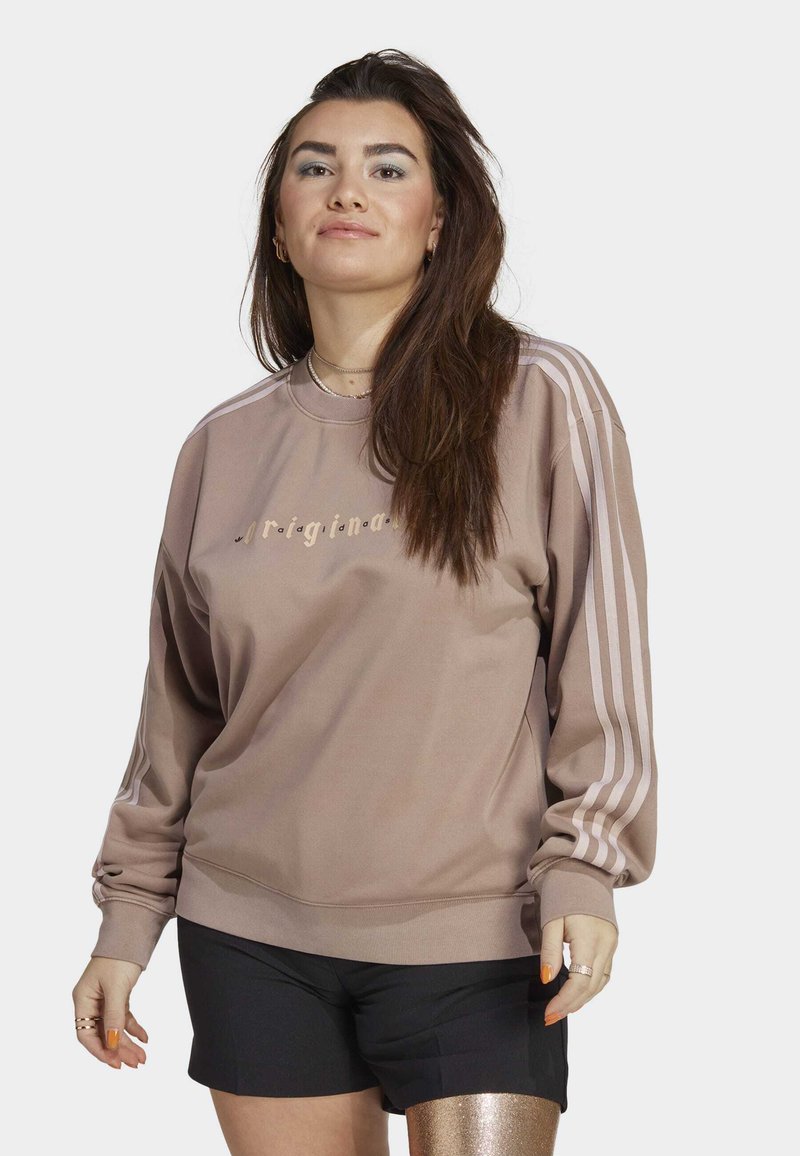adidas Originals Sweater - chalky brown/bruin - Zalando.nl