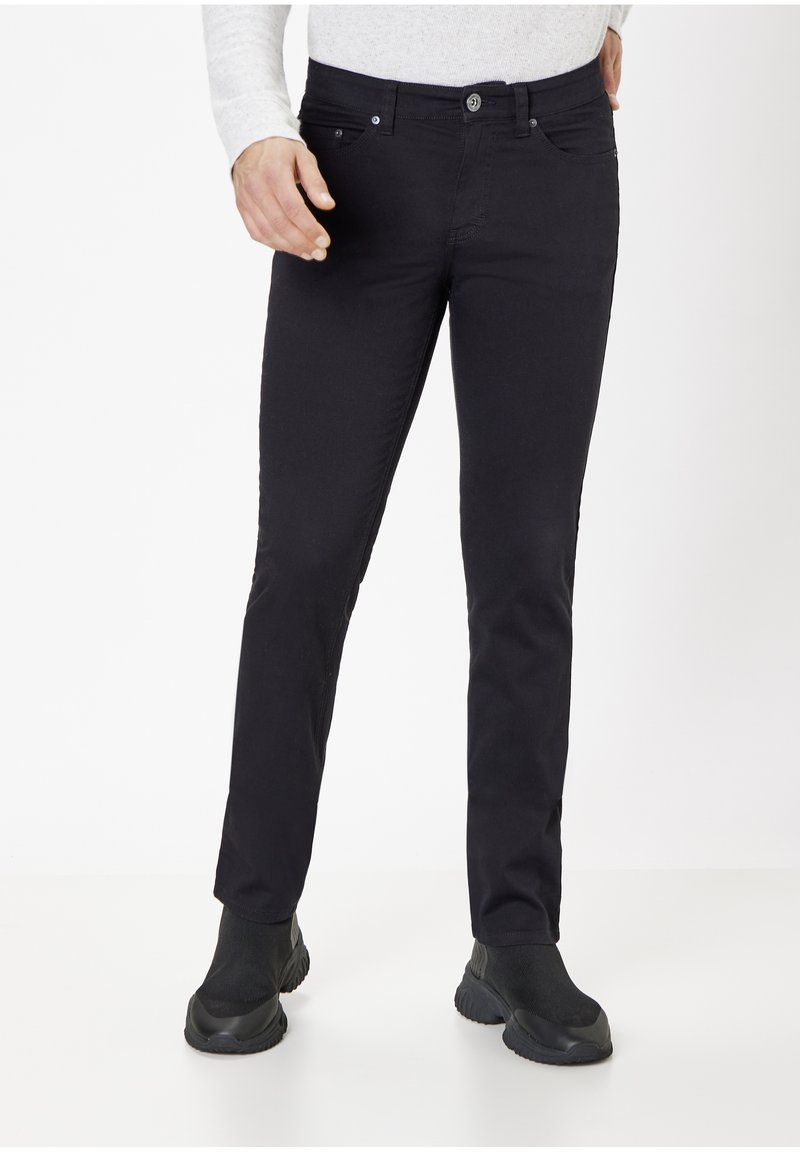 Paddock's PIPE SLIM-FIT MIT STRETCH - Slim fit jeans - deep black/black ...