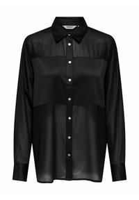 ONLY ONLSTAR - Button-down blouse - black - Zalando.co.uk