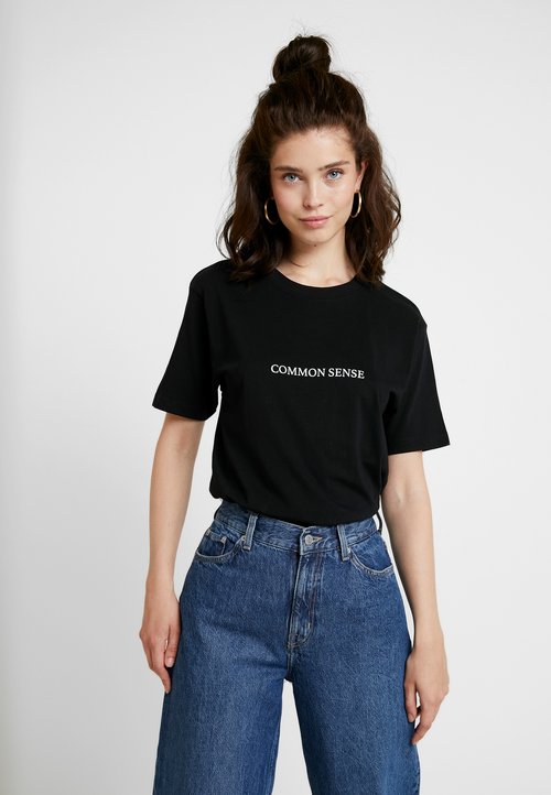 Mister Tee LADIES WHY TEE - T-Shirt print - black/schwarz - Zalando.ch