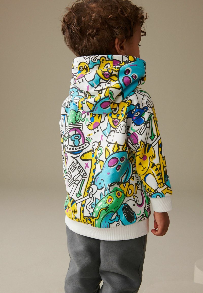 Next 2PC ALL OVER PRINT GRAFFITI SET - REGULAR FIT - Tracksuit - blue ...
