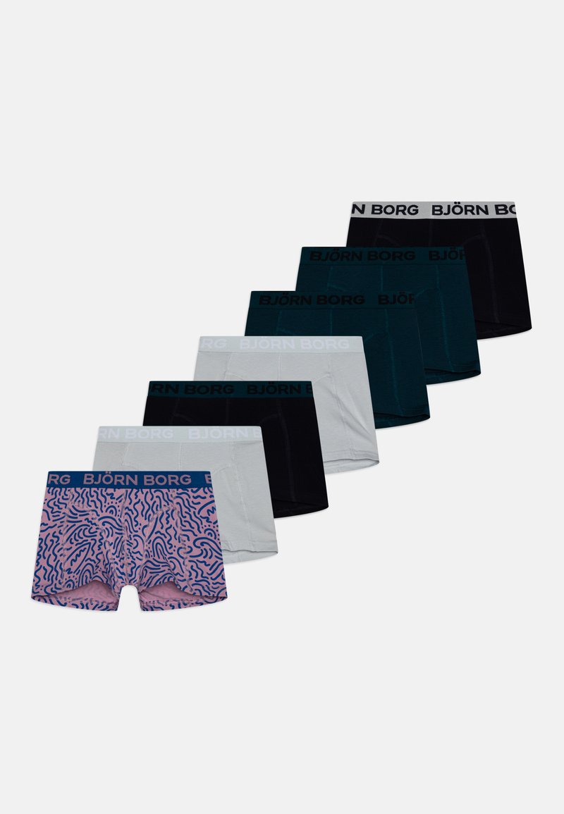 Björn Borg 7 PACK - Pants - black/purple/black - Zalando.co.uk