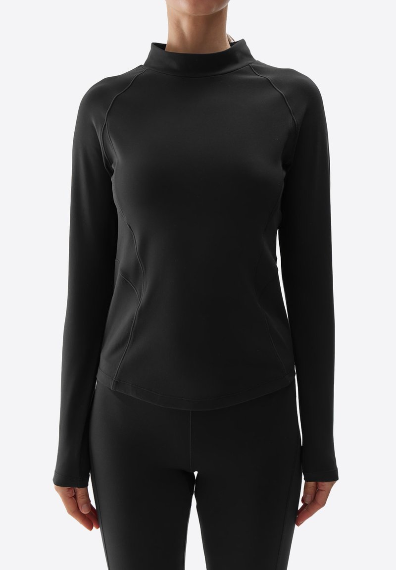4F - Bluzka z długim rękawem/czarny - Zalando.pl