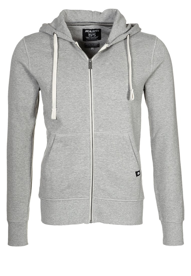 Jack And Jones Storm Zip Up Sweatshirt Grey Anthracite Zalando Ie