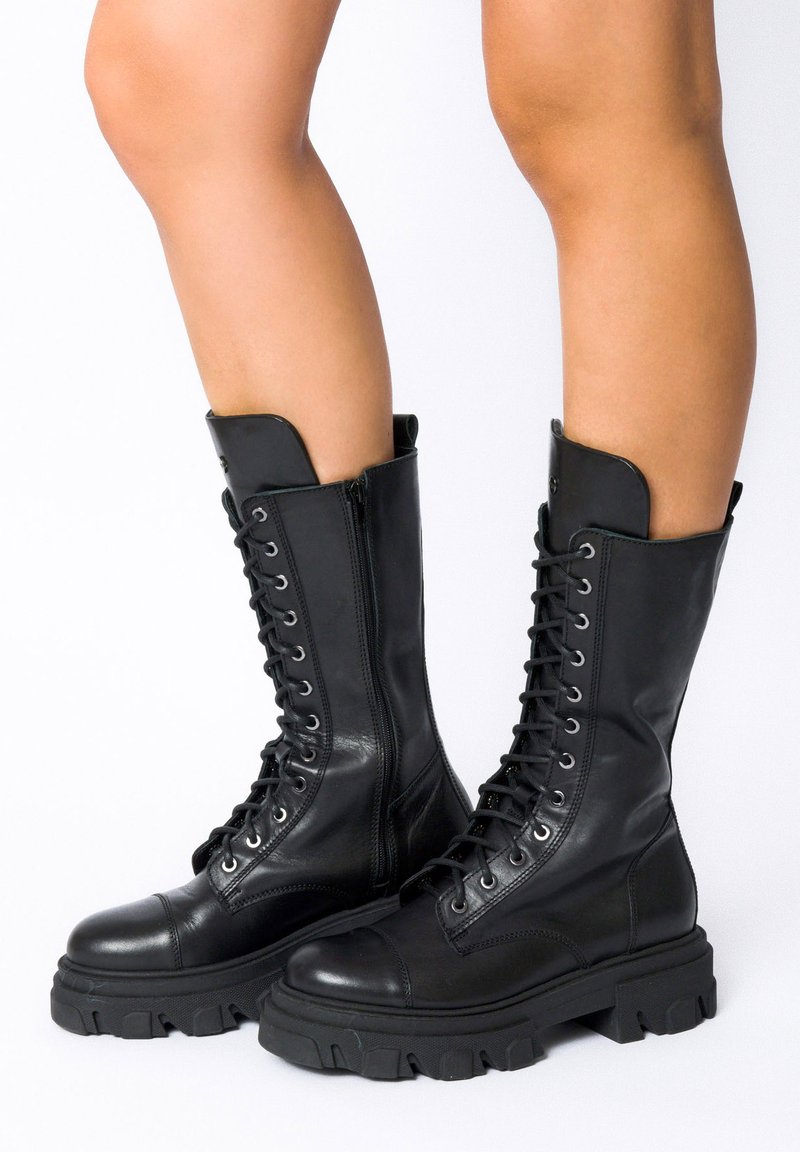 PRIMA MODA FORNACE - Lace-up boots - black - Zalando.de