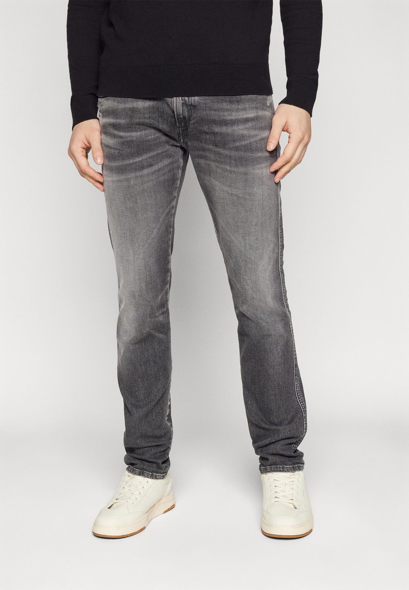Replay ANBASS PANTS - Jeans slim fit - dark grey/mörkgrå - Zalando.se