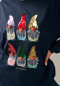 Next GONK SEQUIN EMBELLISHED CHRISTMAS - Camiseta de manga larga - navy ...