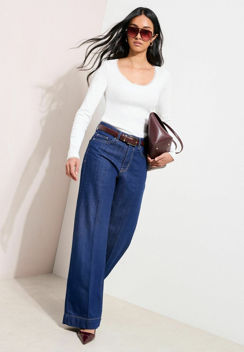 Friends Like These SCOOP NECK - Langarmshirt - ivory/weiß - Zalando.ch