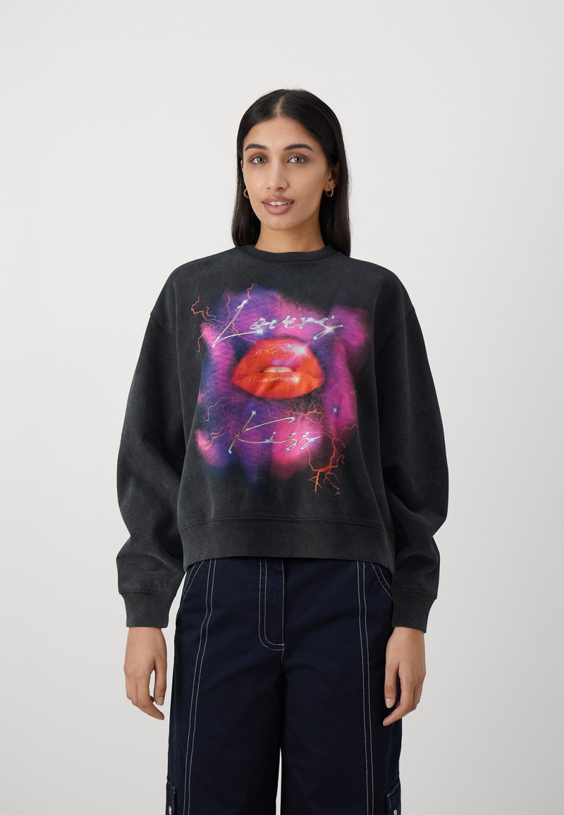 HUGO DEROXINA - Sudadera - black/negro - Zalando.es
