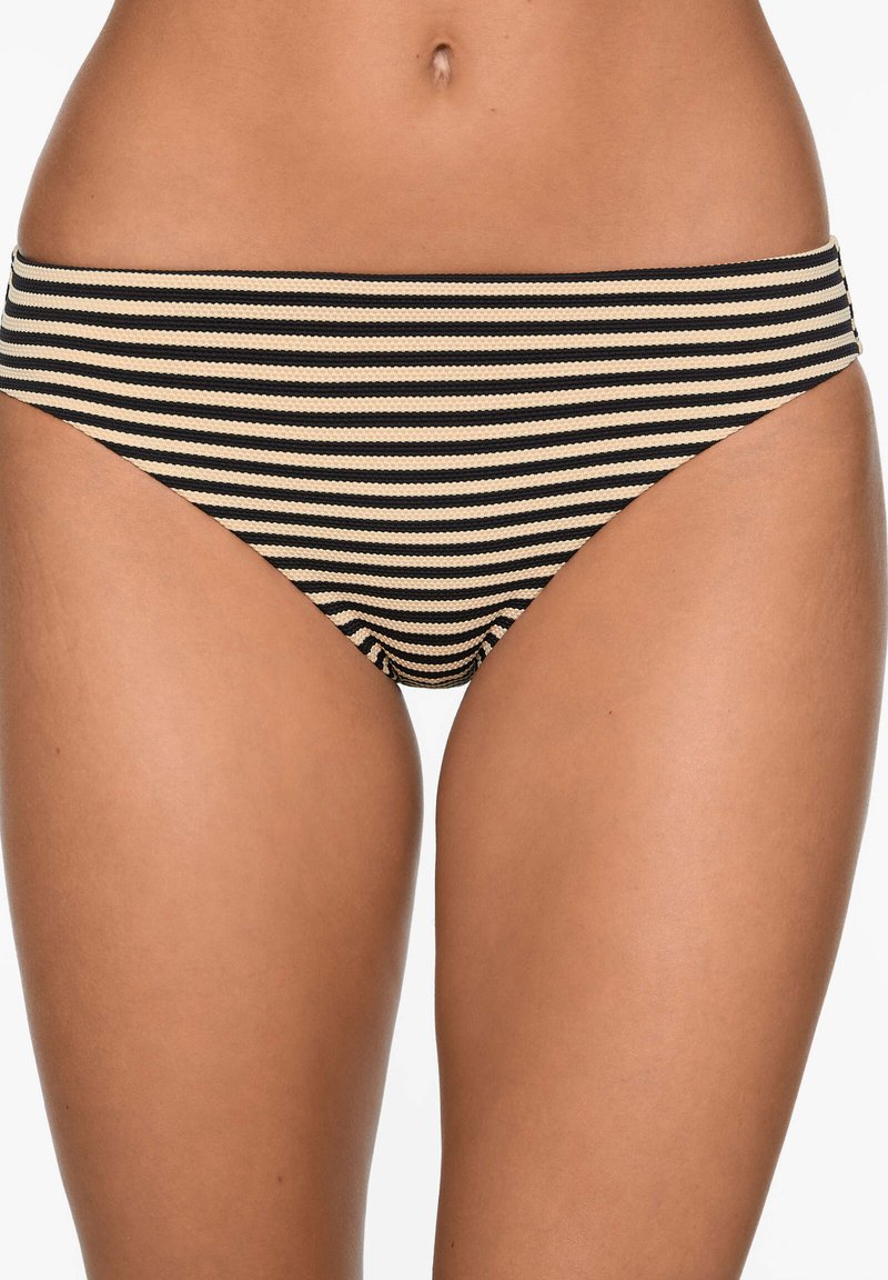 OYSHO STRIPE CLASSIC - Bikini-Hose - black/schwarz - Zalando.at