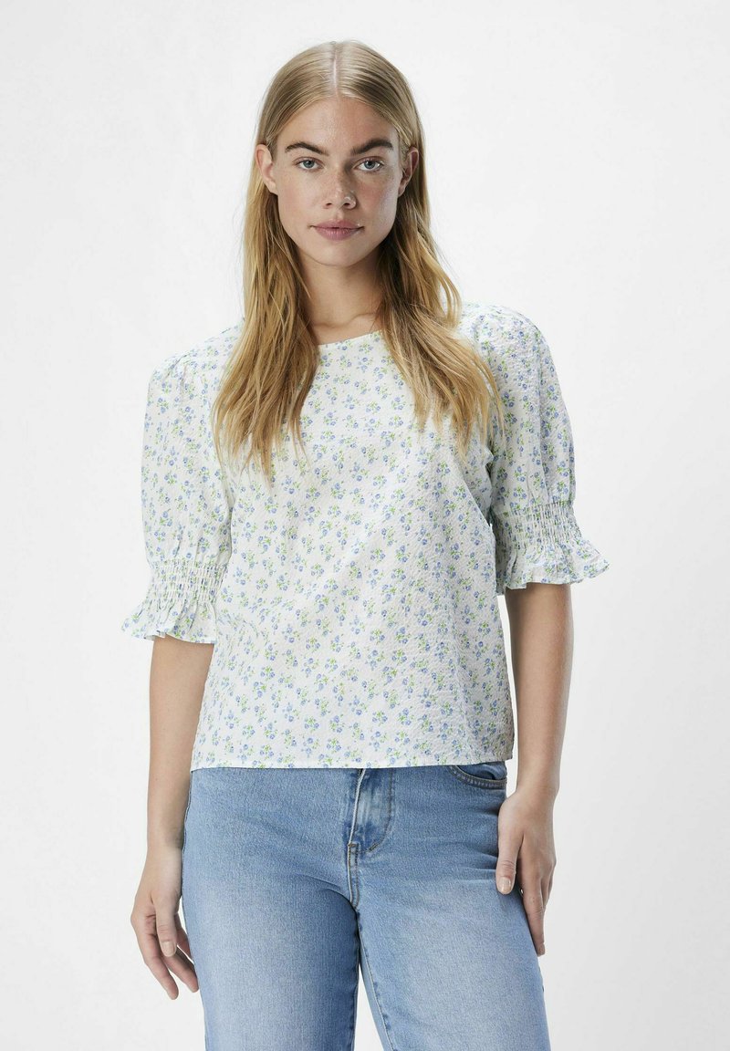 Object PRINT - Blouse - brunnera blue/blauw - Zalando.nl