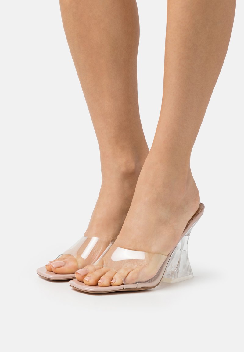 Glamorous Heeled mules - clear/transparent - Zalando