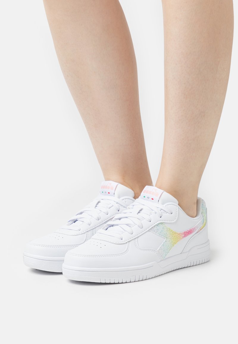 Diadora RAPTOR GLITTER - Sneaker low - white/weiß - Zalando.ch