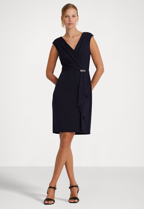 Lauren Ralph Lauren KARLEE SHORT SLEEVE DAY DRESS - Jerseykleid - black/schwarz - Zalando.ch