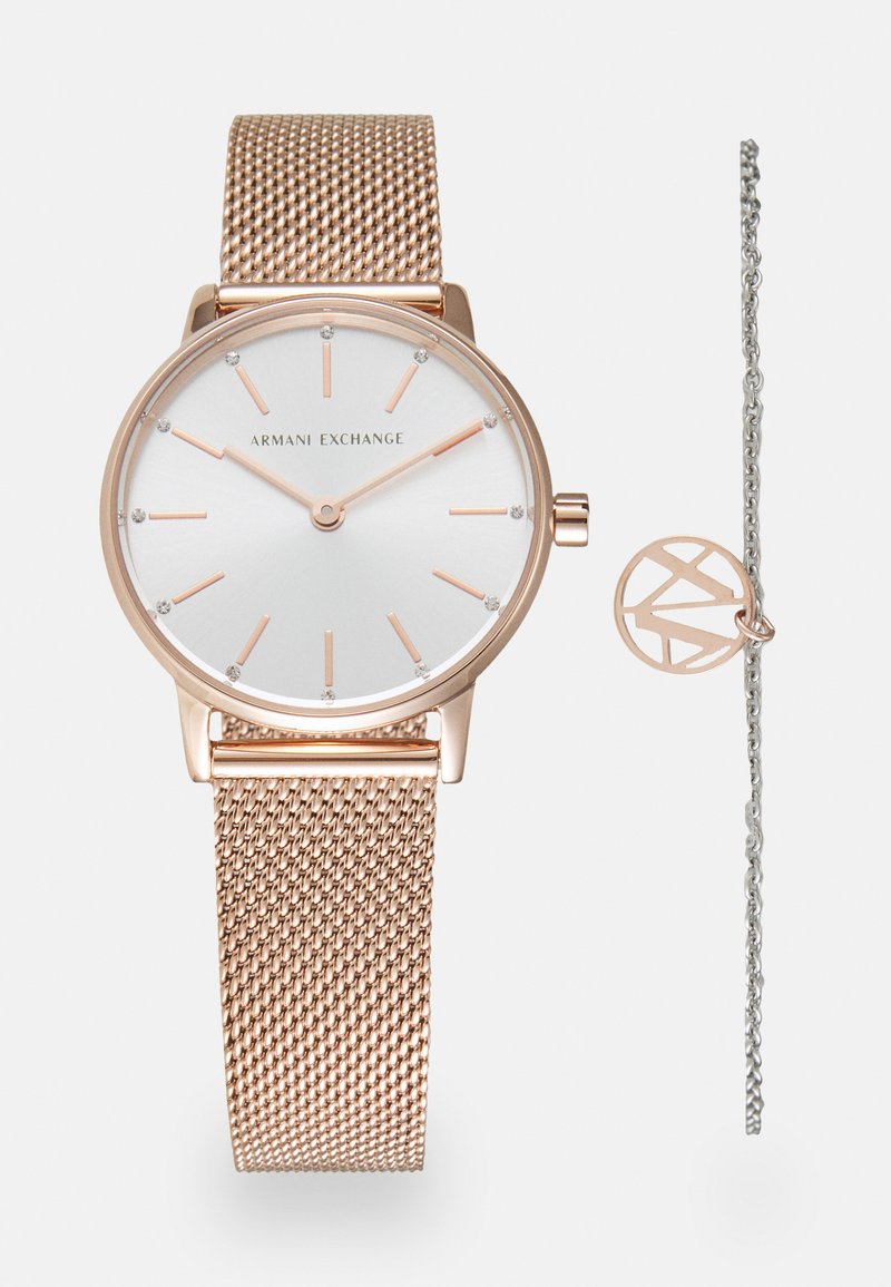 Armani Exchange SET - Ceas - rose gold-coloured/roz auriu - Zalando.ro